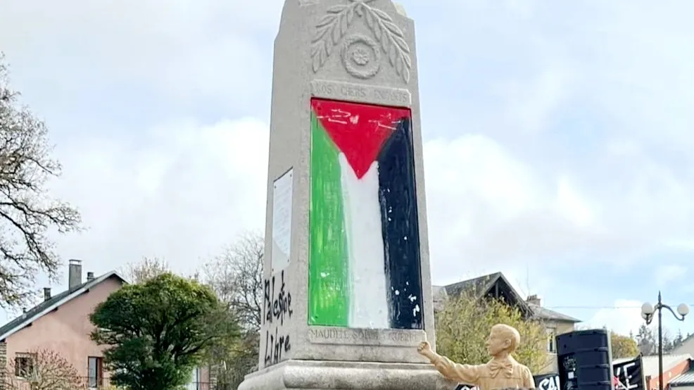 Creuse : Des tags « pro-palestiniens » sur le monument aux morts de ...