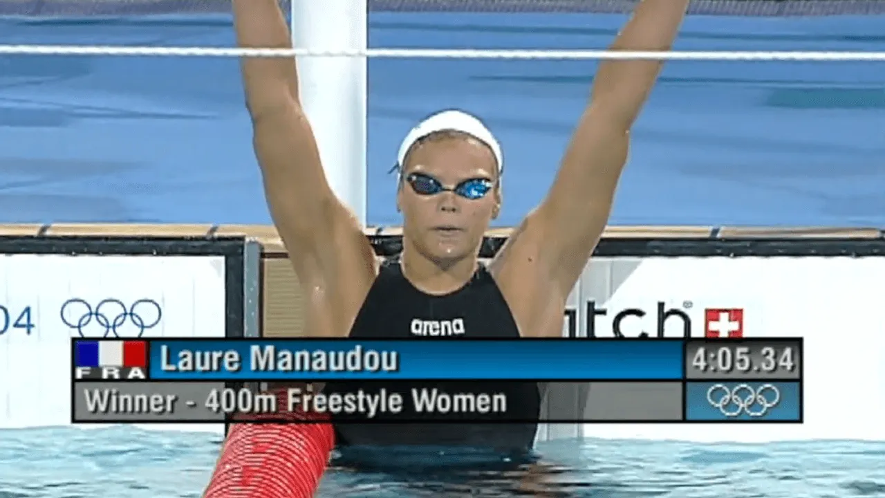 Flamme olympique : la nageuse Laure Manaudou première relayeuse ...