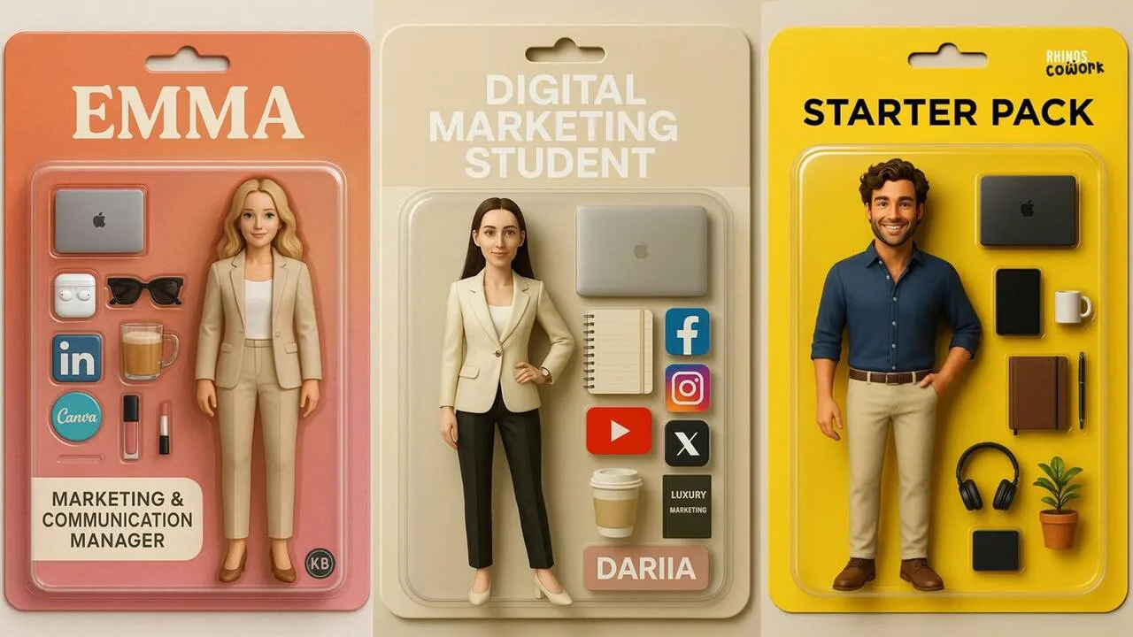 Créez votre propre figurine virtuelle : la tendance Starter Pack déferle sur les réseaux