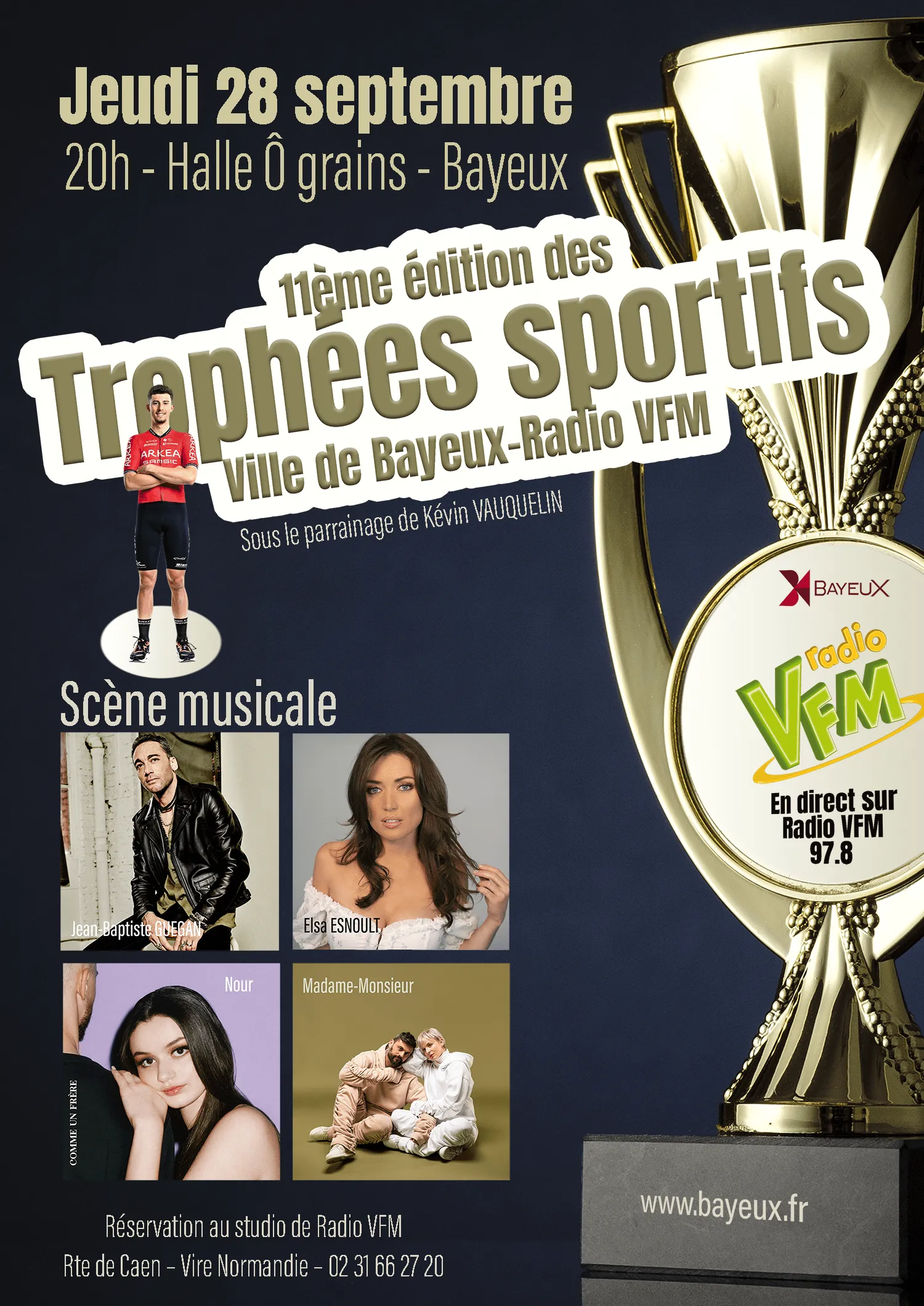 Actualités - La 11e édition des Trophées des Sportifs Ville de Bayeux - Radio VFM