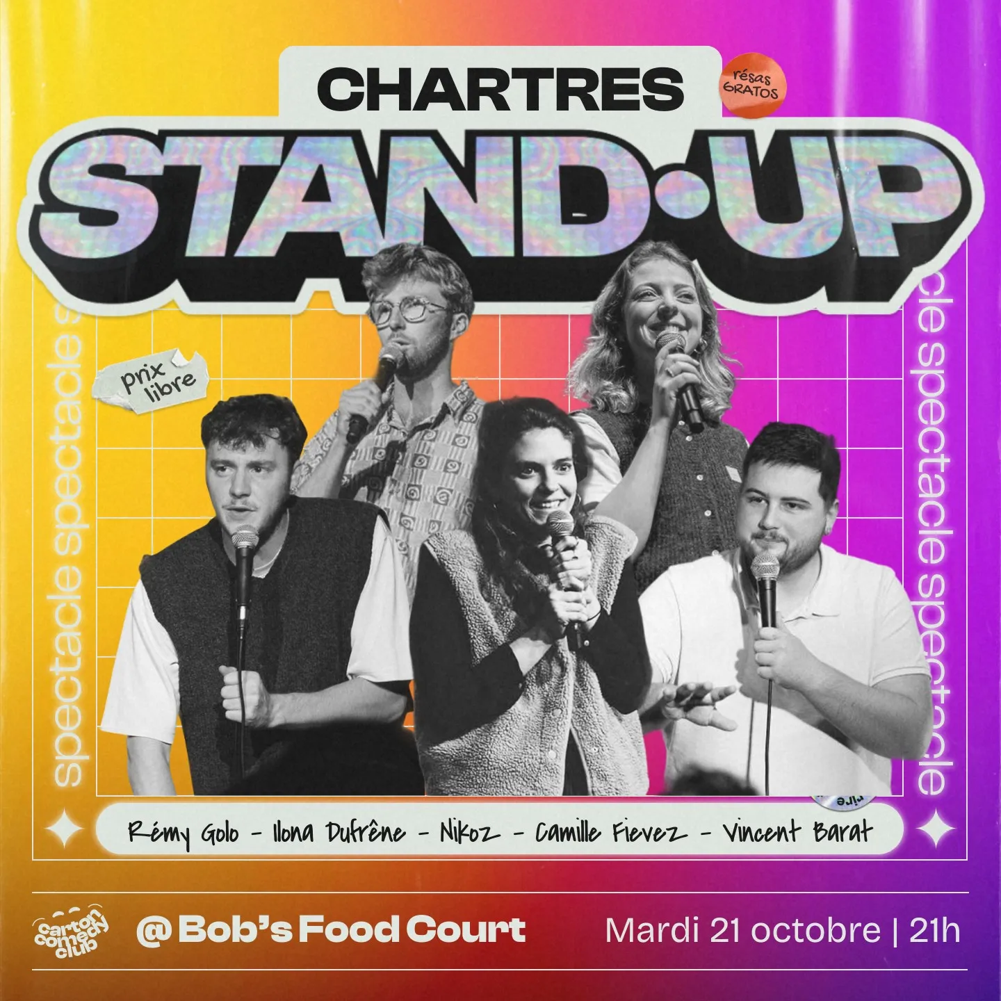 RADIO INTENSITE | BARJOUVILLE - Carton Comedy Club : Ilone Dufrêne, Rémy Golo, Camille Fievez ...