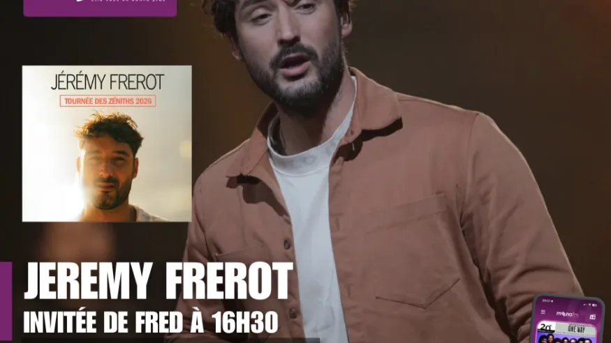 Jérémy Frérot sera le 5 mars au Zenith de Lille en 2026- On en parle ...