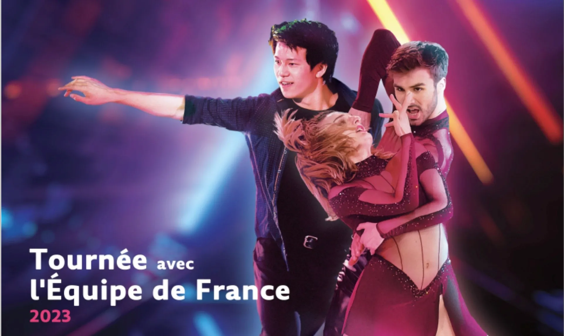 L’équipe de France de patinage artistique fait sa tournée