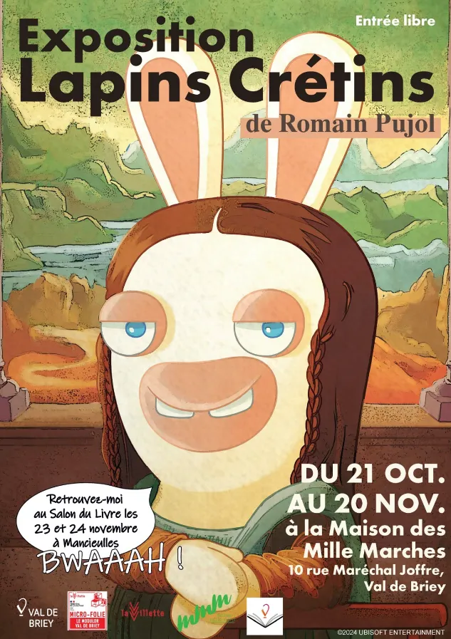 L’invité du jour : on vous dit tout sur l’expo « Lapins Crétins » au ...