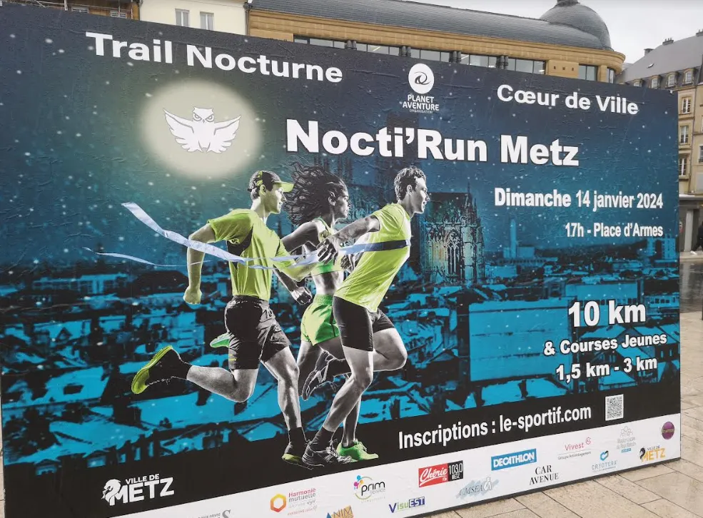 Nocti'Run : le premier rendez-vous de l’année pour les sportifs à Metz