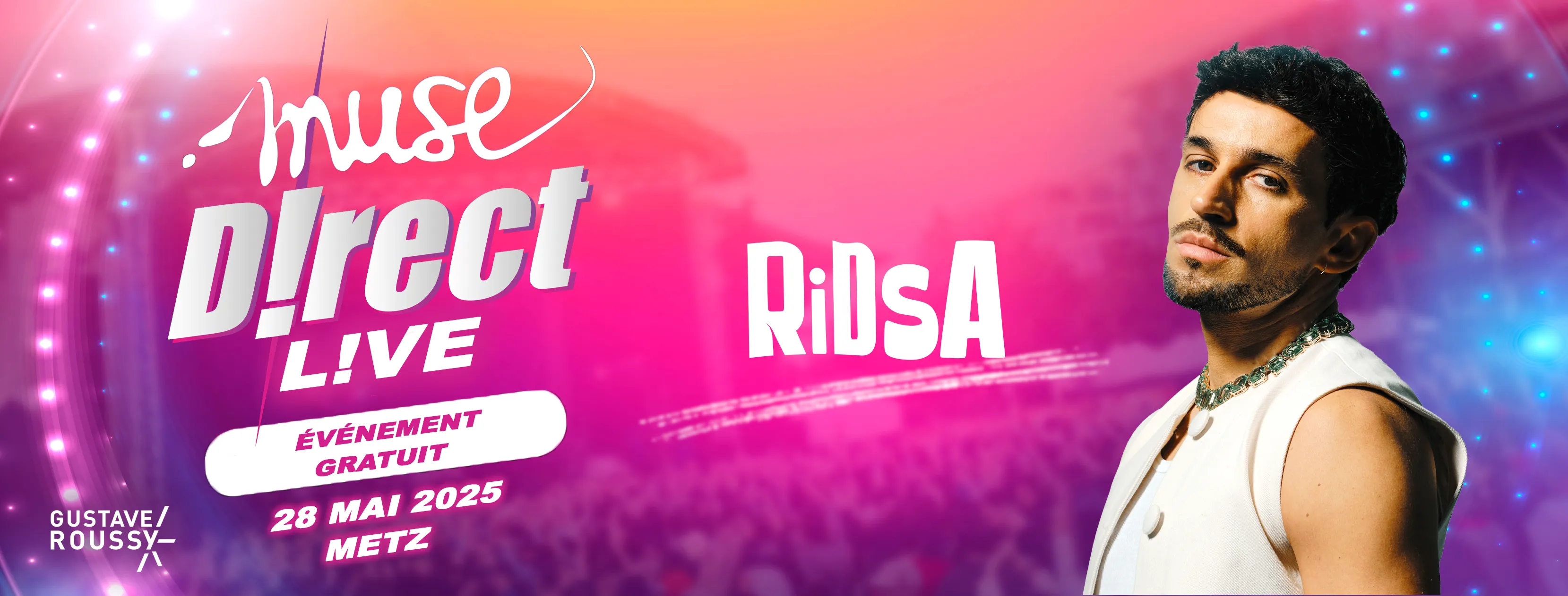 Ridsa : le nouvel artiste présent au Muse D!RECT L!VE