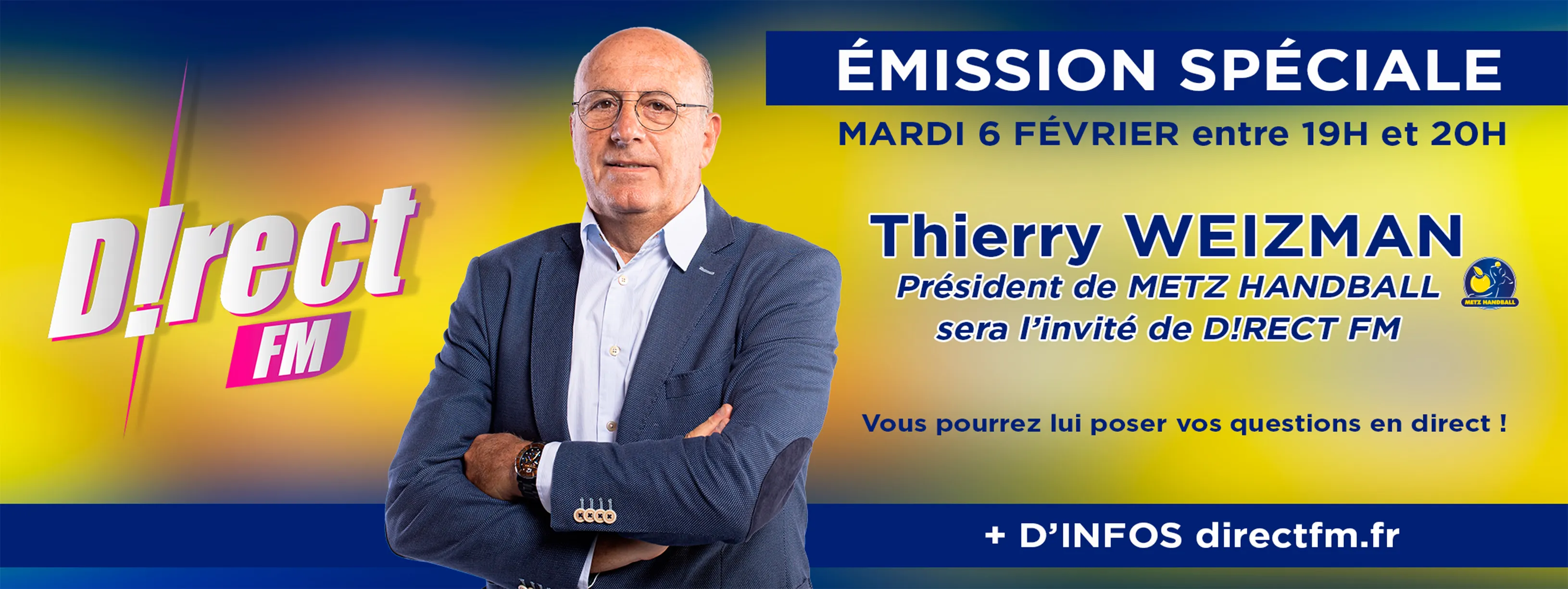 METZ HANDBALL : POSEZ VOS QUESTIONS À THIERRY WEIZMAN DANS UNE ÉMISSION ...