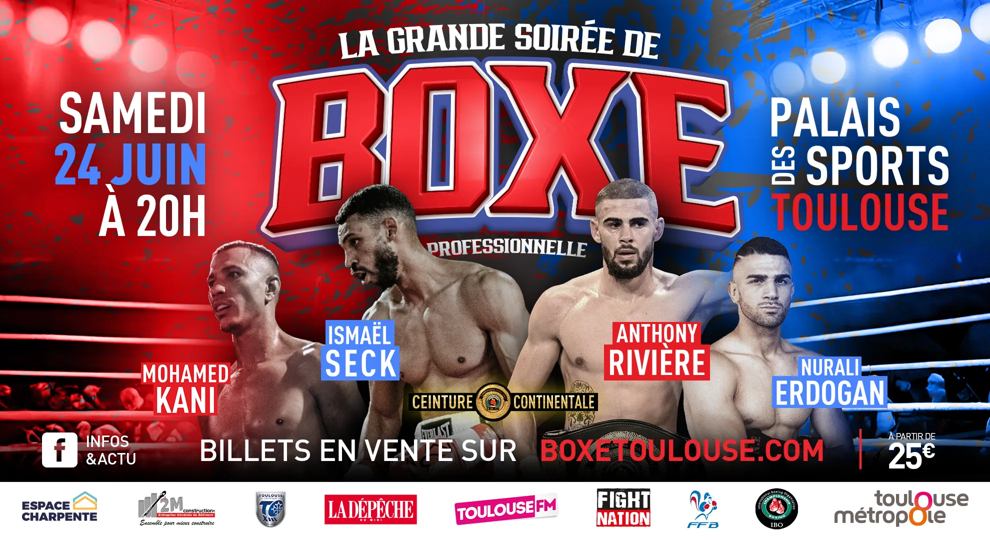 Grande soirée de boxe au Palais des sports ! - Toulouse FM