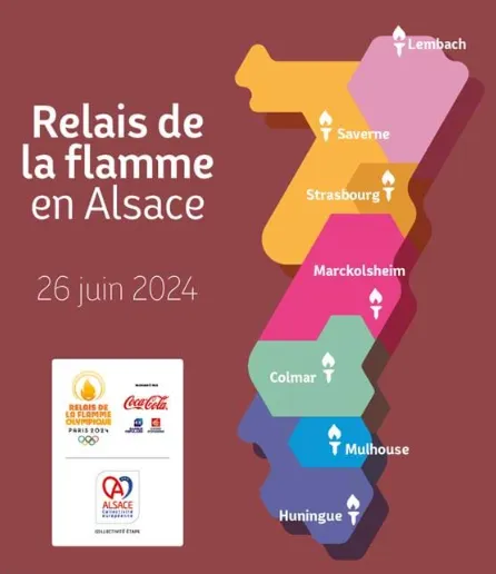DKL - La flamme olympique en Alsace
