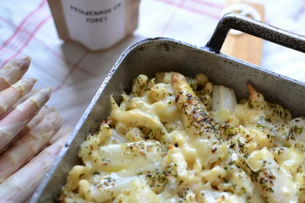 DKL - Gratin de spaetzle et asperges blanches d’Alsace