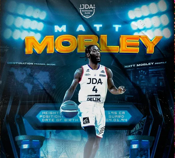 L’arrière américain Matt Mobley en renfort à la JDA