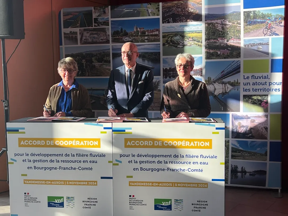 Un accord pour le développement de la filière fluviale dans la région