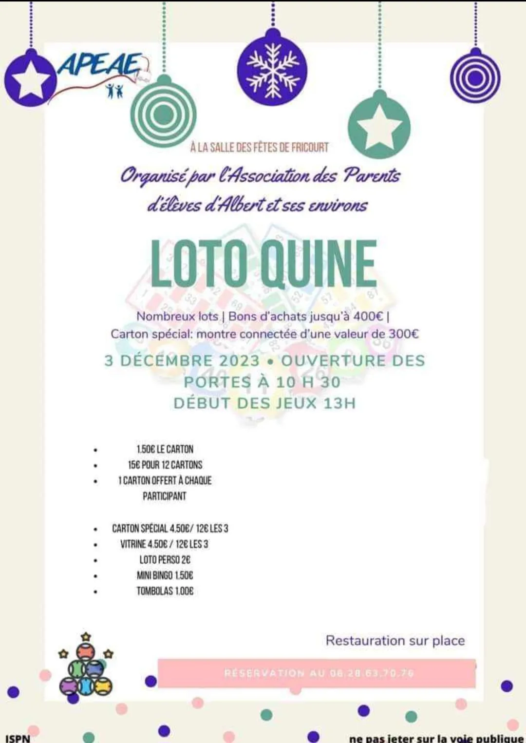 EVASION - Loto quine