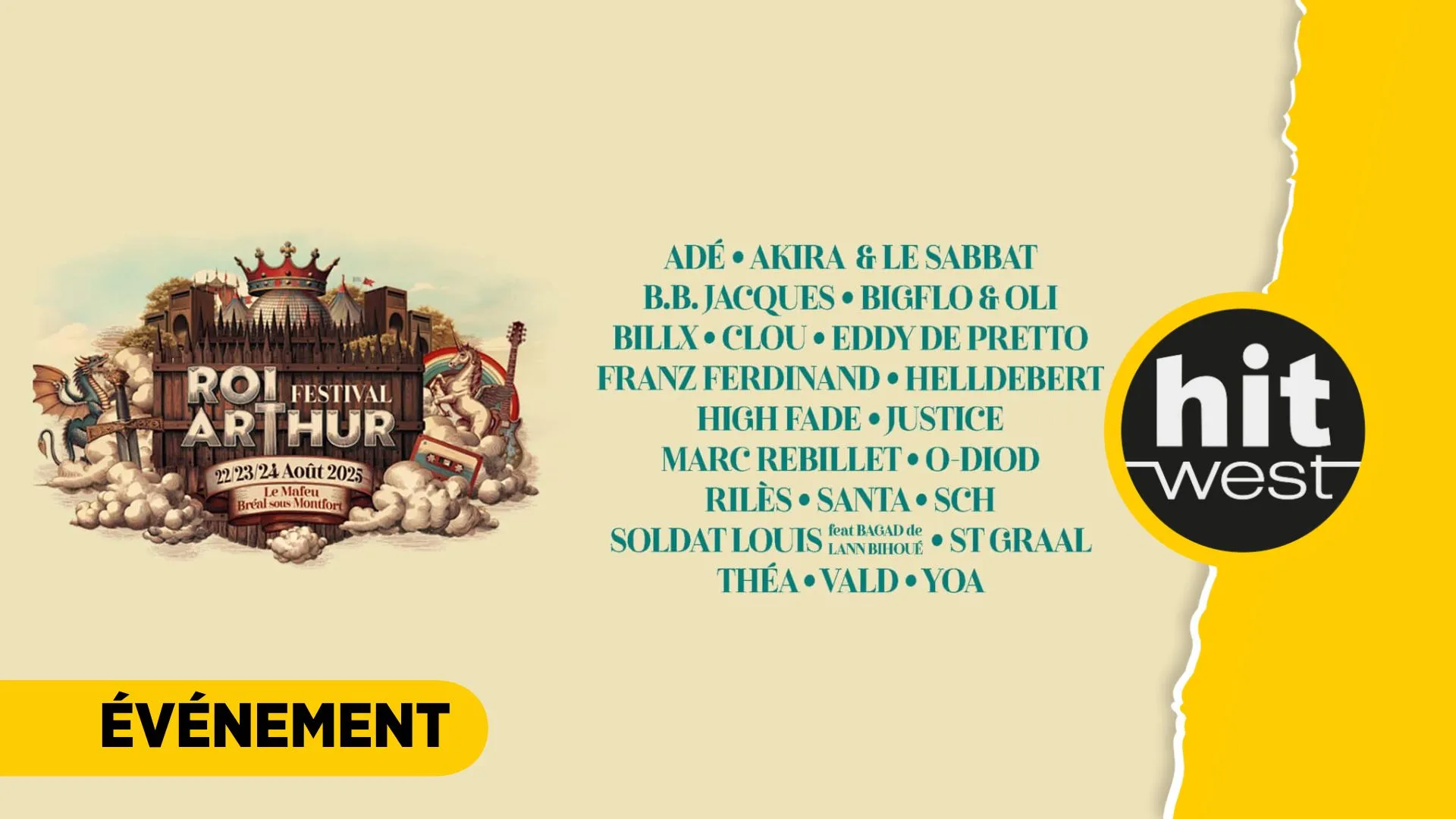 Vibrez au rythme du Festival Le Roi Arthur à Bréal-sous-Montfort avec ...