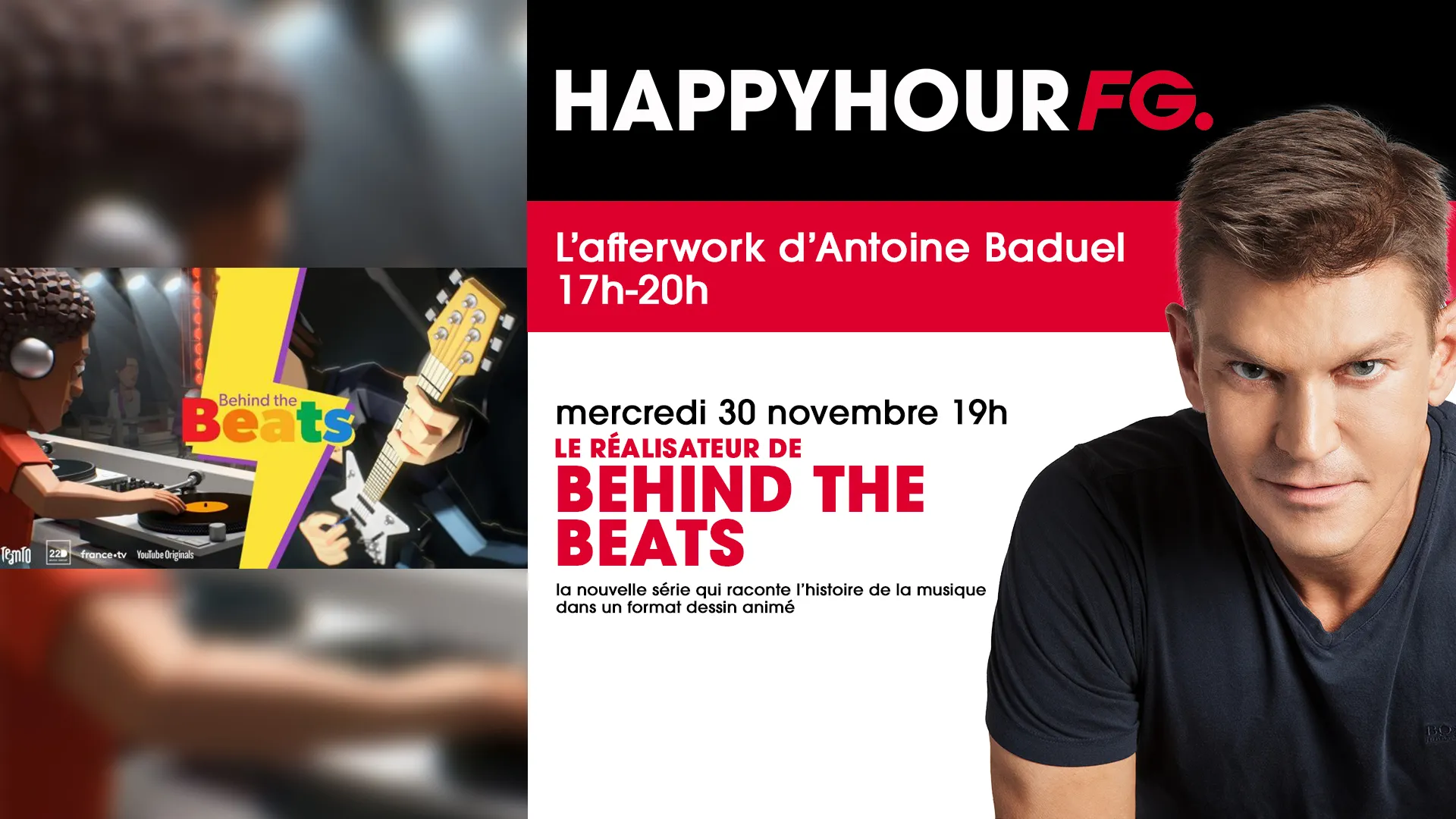 RADIO FG La série "Behind The Beats" dans l'Happy Hour ce soir