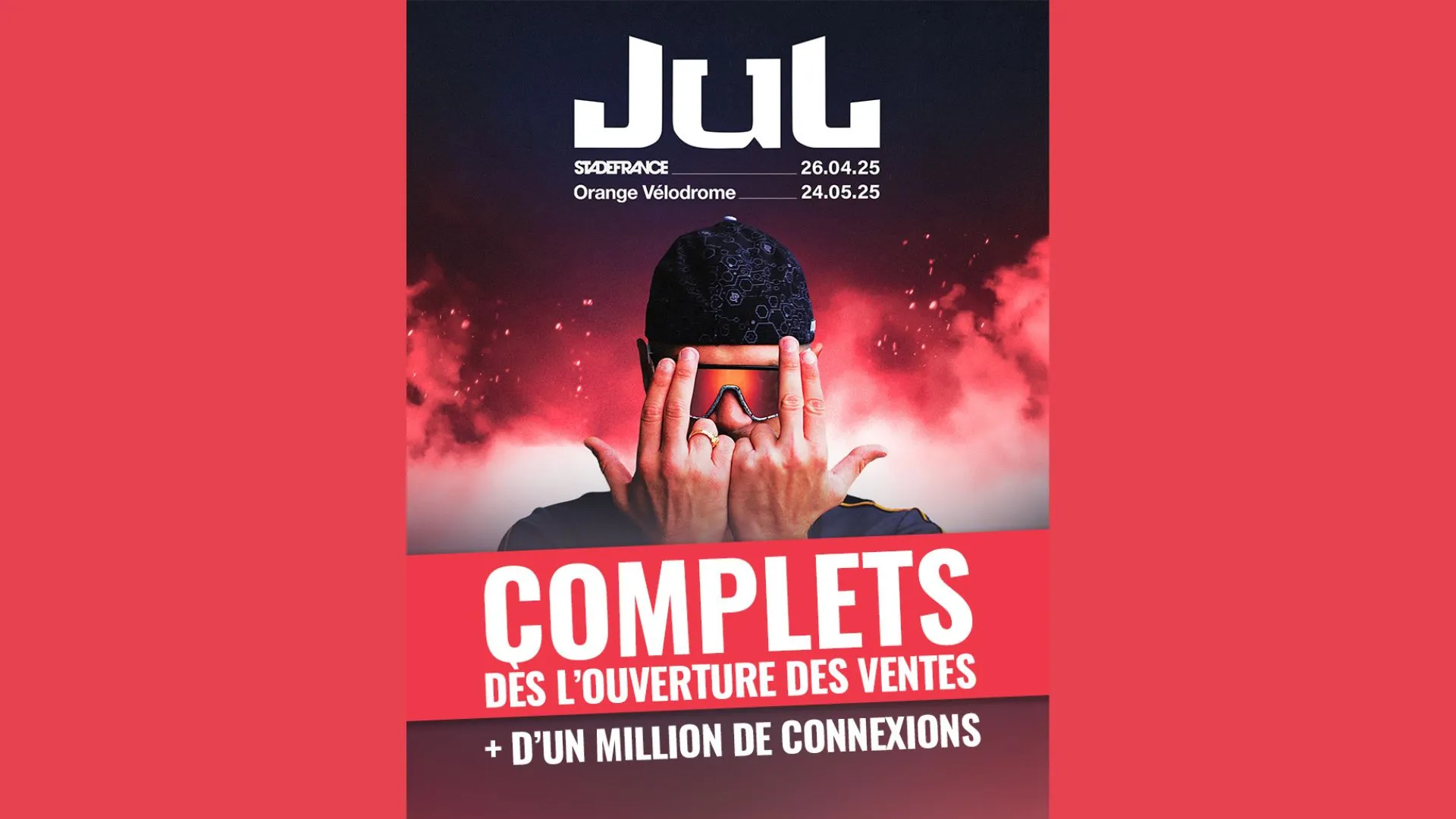Concerts de Jul : plus d’1 million de connexions à l’ouverture de la ...