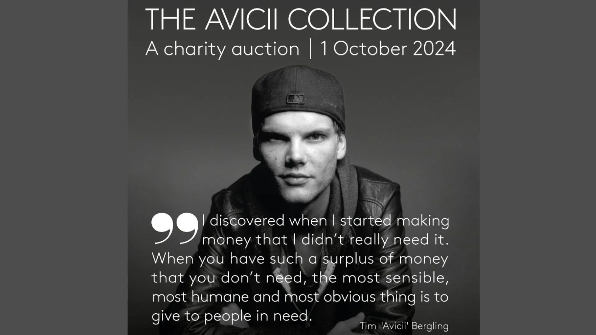 Les objets personnels d'Avicii bientôt en vente aux enchères