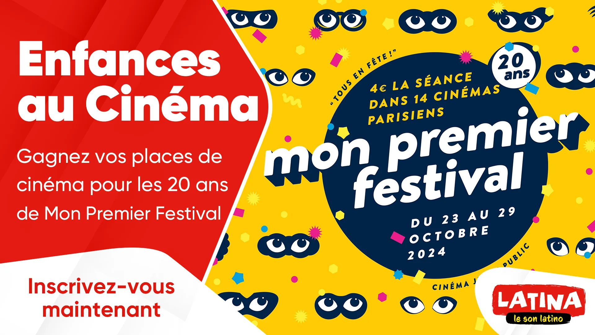 Enfances au Cinéma : gagnez vos places de cinéma pour les 20 ans de Mon ...