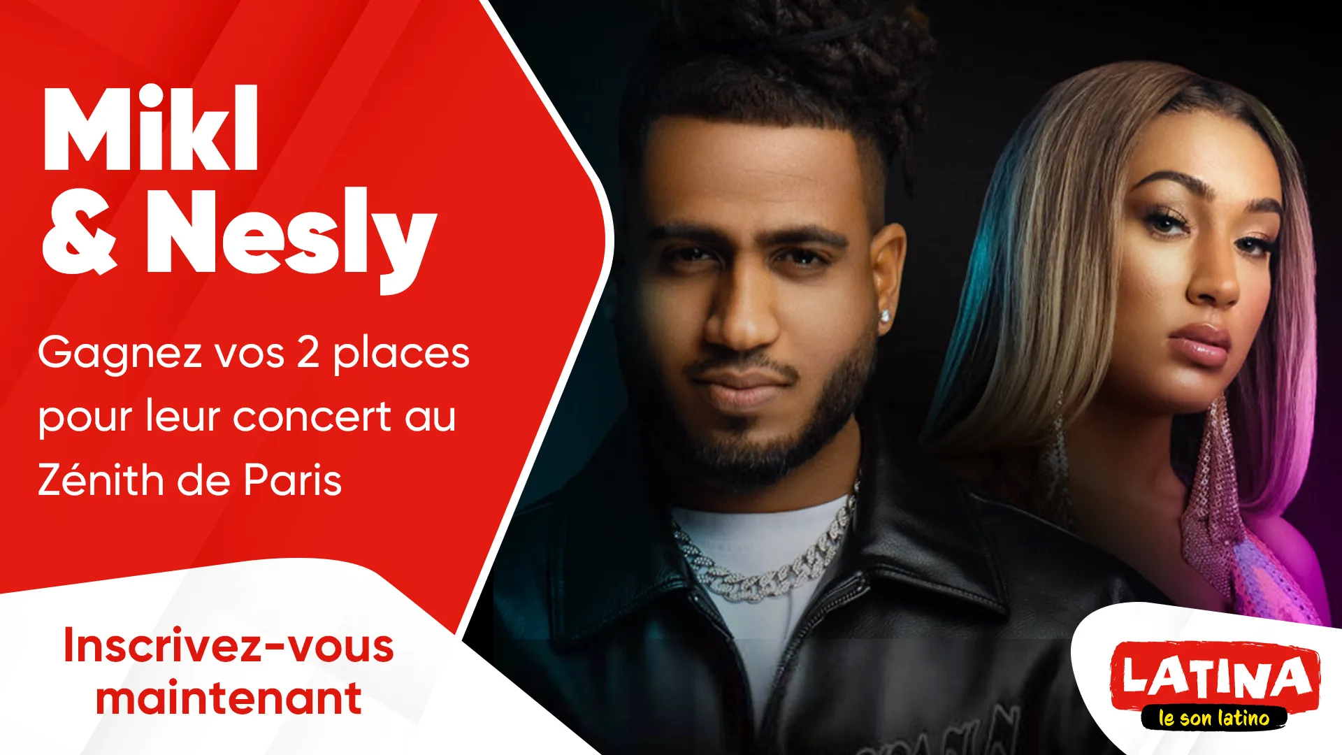 Mikl & Nesly : gagnez vos 2 places pour leur concert au Zénith de Paris ...