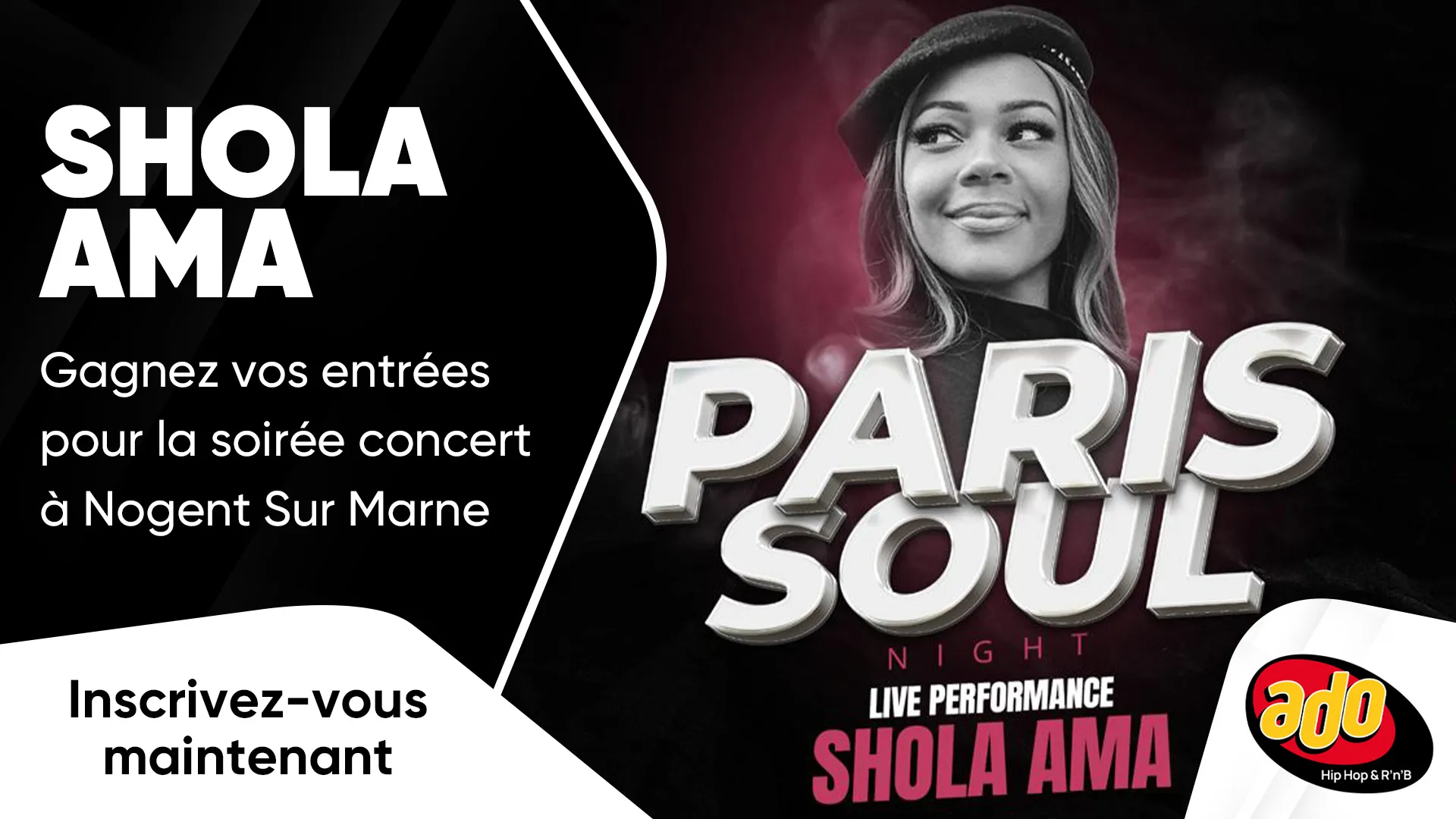 SHOLA AMA : gagnez vos entrées pour la soirée concert à Nogent Sur Marne