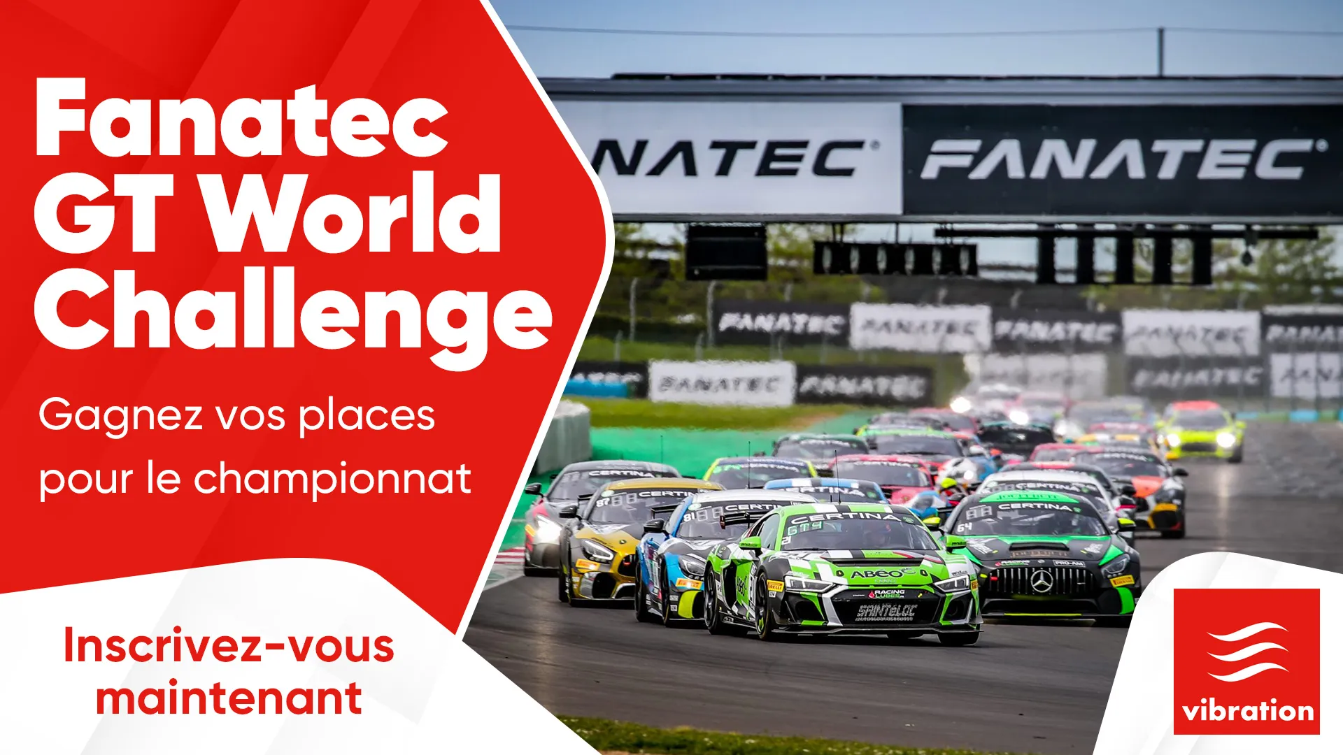 Fanatec GT World Challenge : gagnez vos places pour le championnat