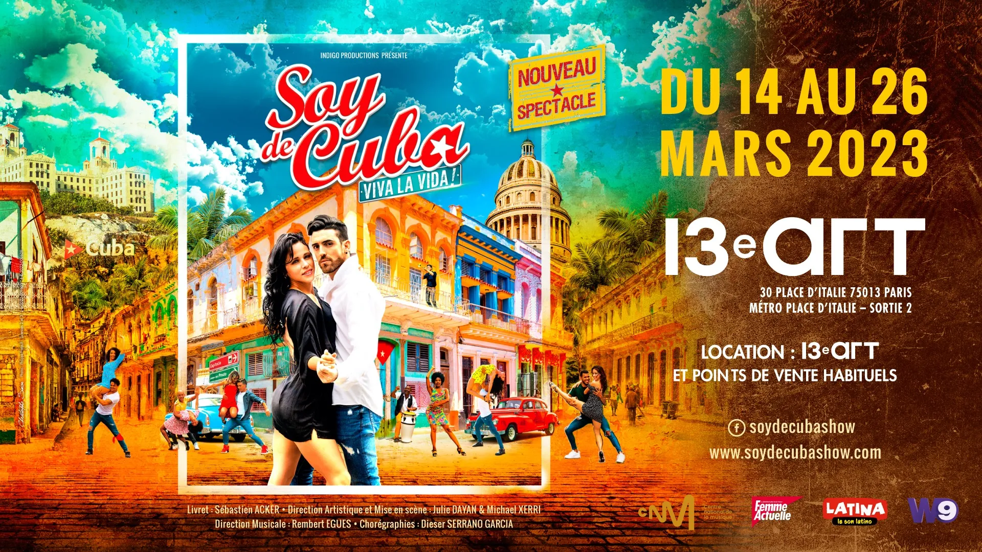 Spectacle : "Soy de Cuba - Viva la Vida" à Paris avec Latina - LATINA