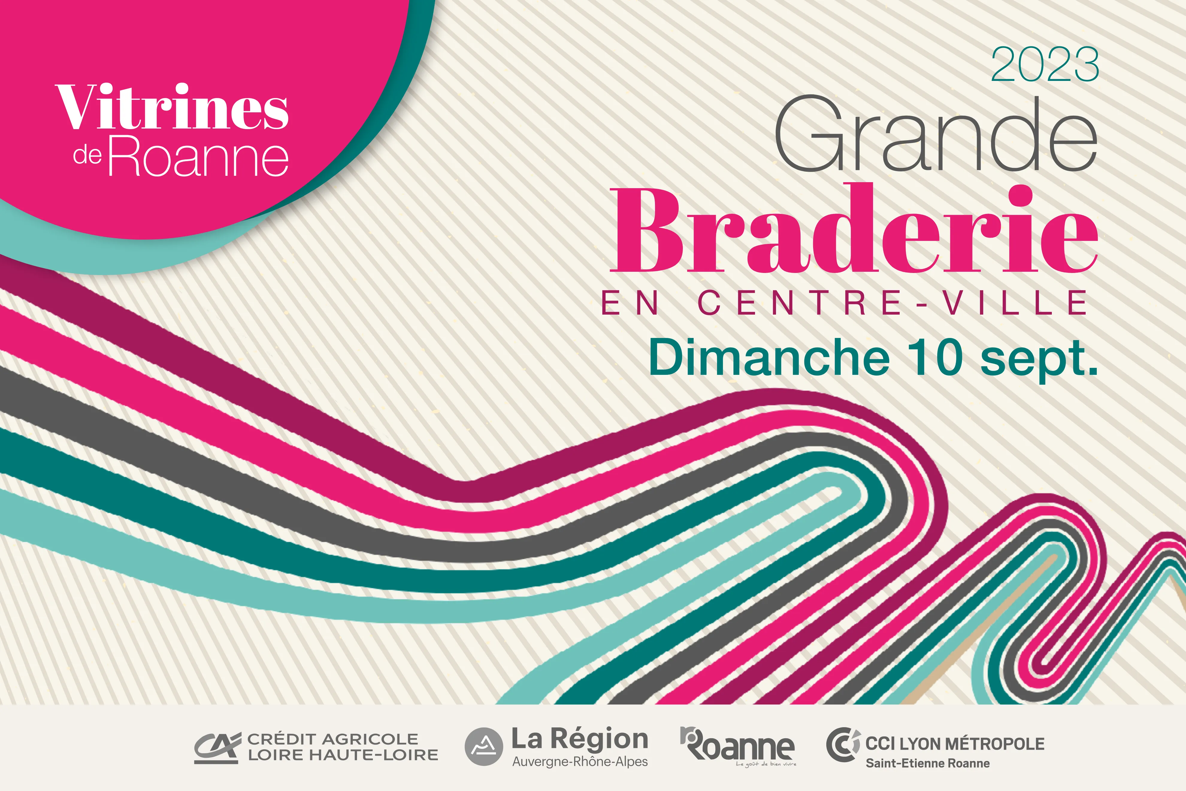 Grande braderie du centre-ville des Vitrines de Roanne