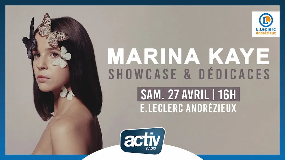 Marina Kaye en showcase et dédicaces