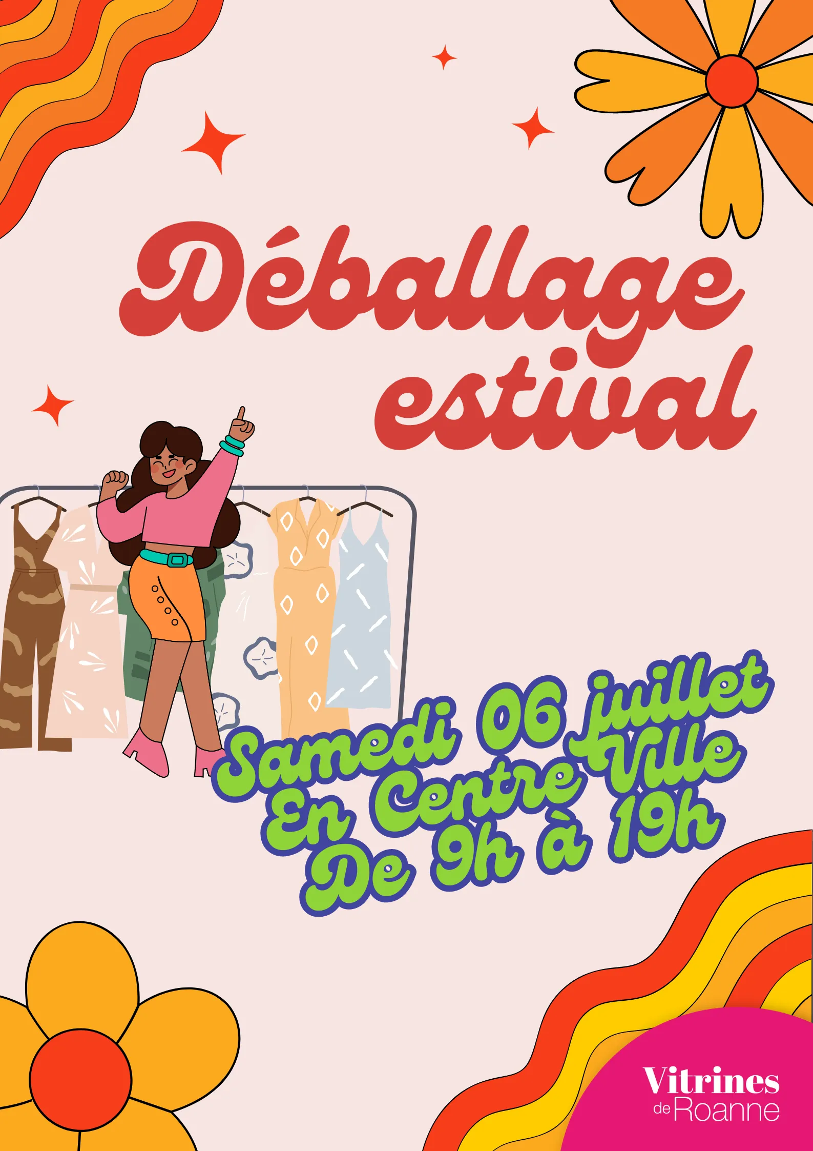 Déballage estival des Vitrines de Roanne