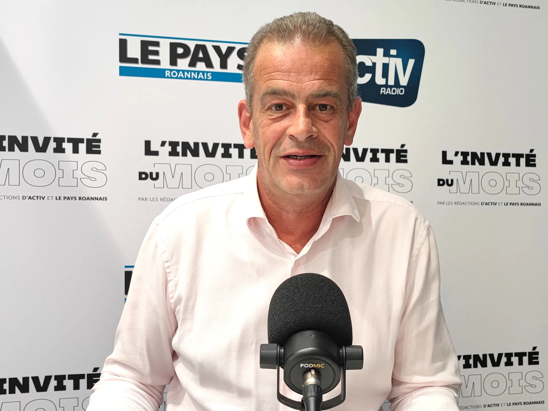 Frédéric Cretin invité du mois des rédactions d'Activ Radio et du Pays ...