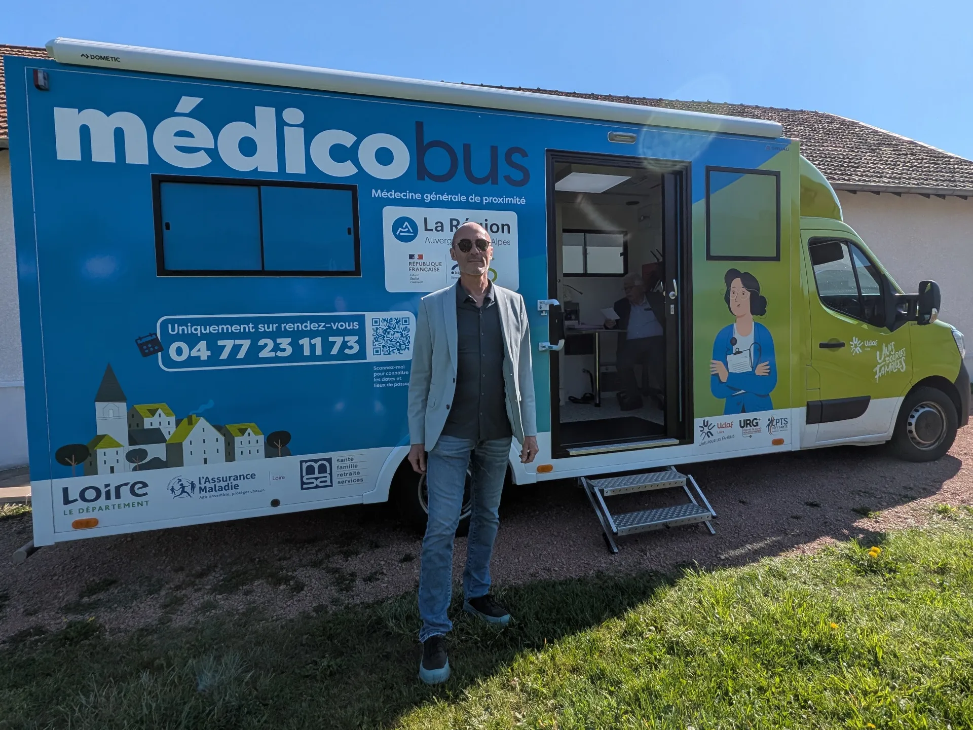Médicobus : un cabinet médical roulant dans le Roannais