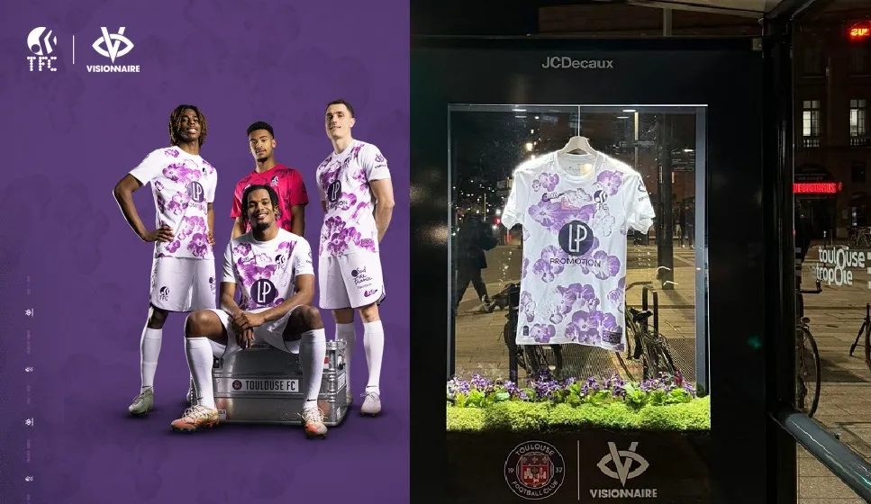 Le TFC dévoile son nouveau maillot, fleuri de Violettes - Toulouse FM