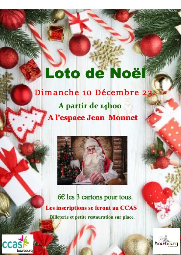 Loto de Noël le 10 décembre à Bourbourg