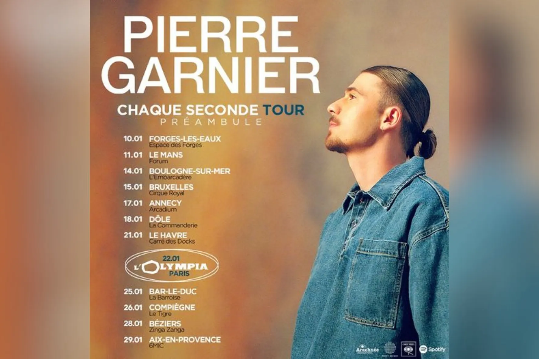 Boulogne: Pierre Garnier en concert à L'Embarcadère le 14 janvier prochain