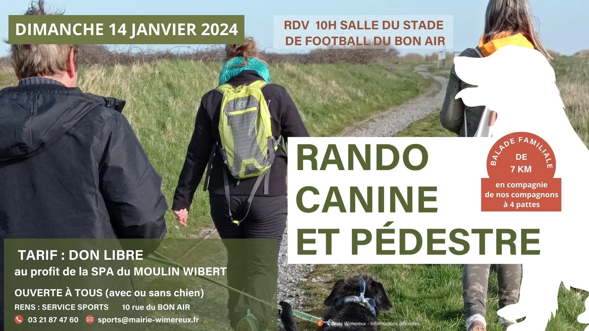 Rando canine et pédestre ce dimanche à Wimereux