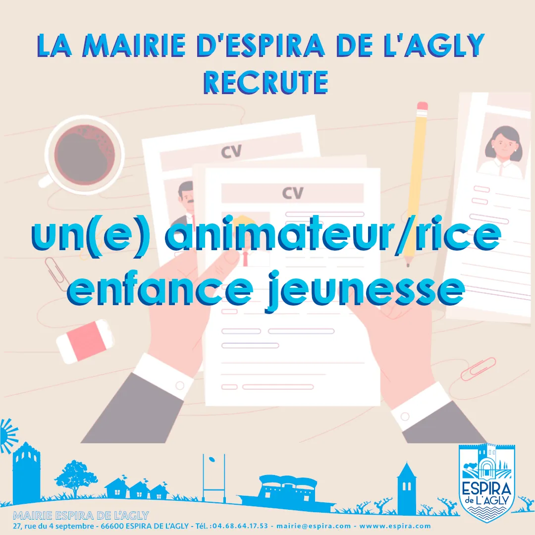 un(e) animateur/rice enfance jeunesse