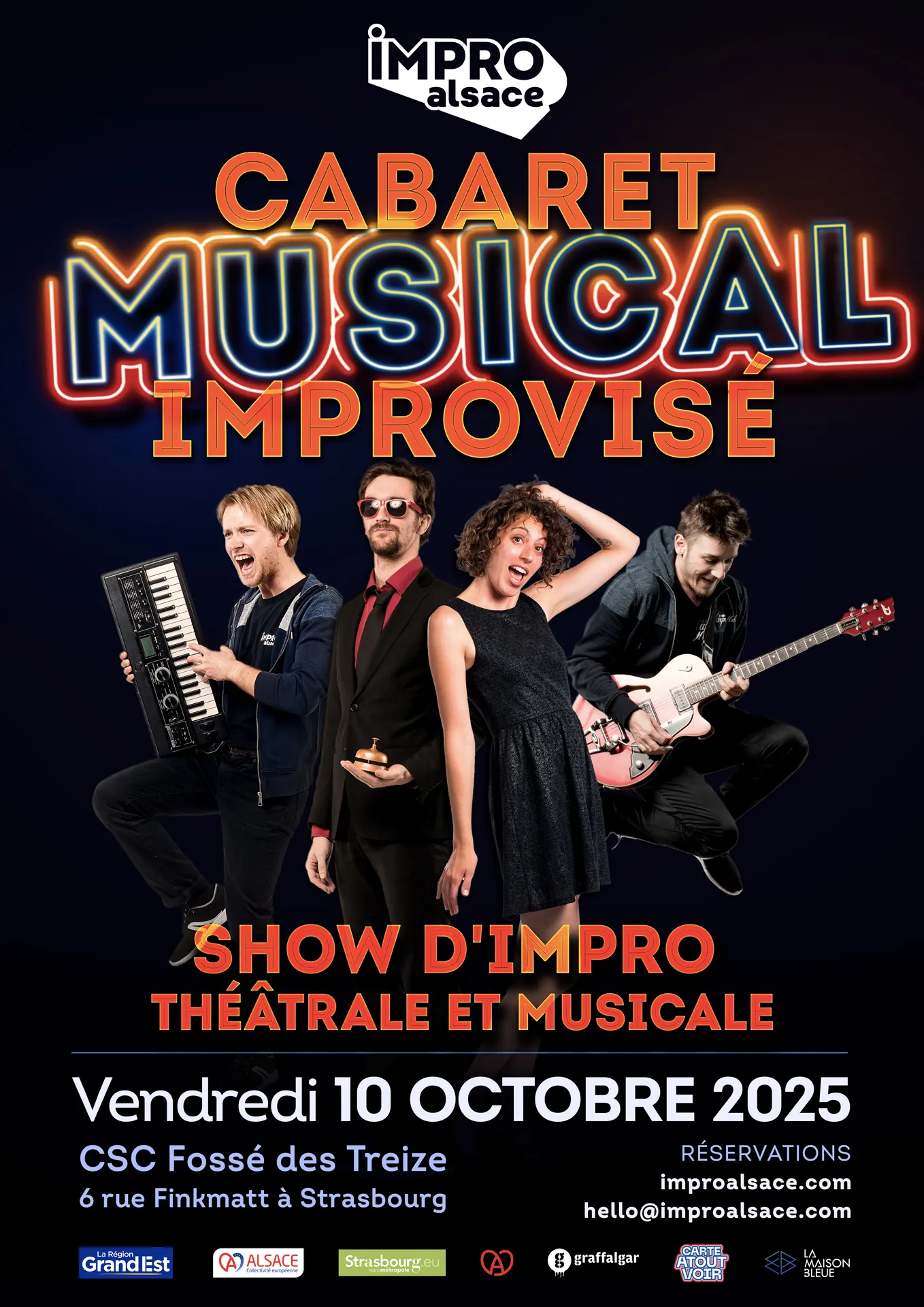 CABARET MUSICAL IMPROVISÉ au Fossé des 13 - Improvisation théâtrale
