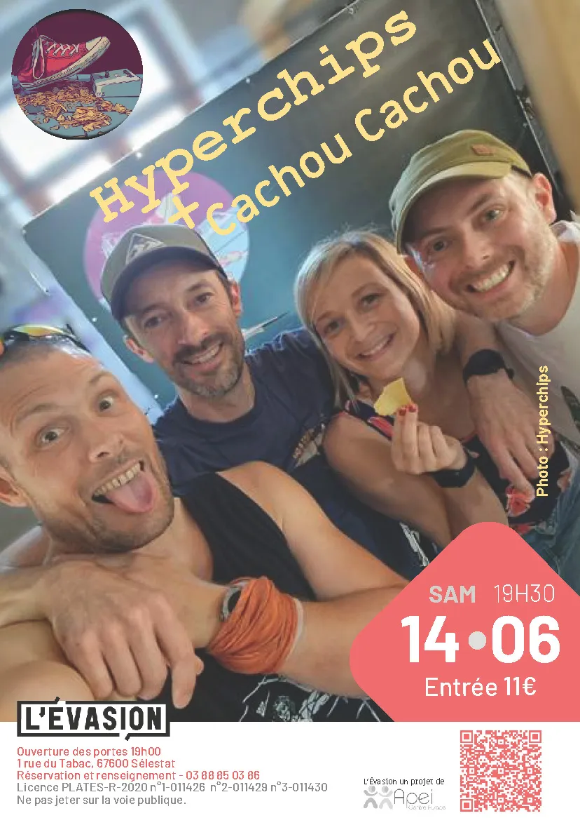 Concert : Hyperchips + Cachou Cachou