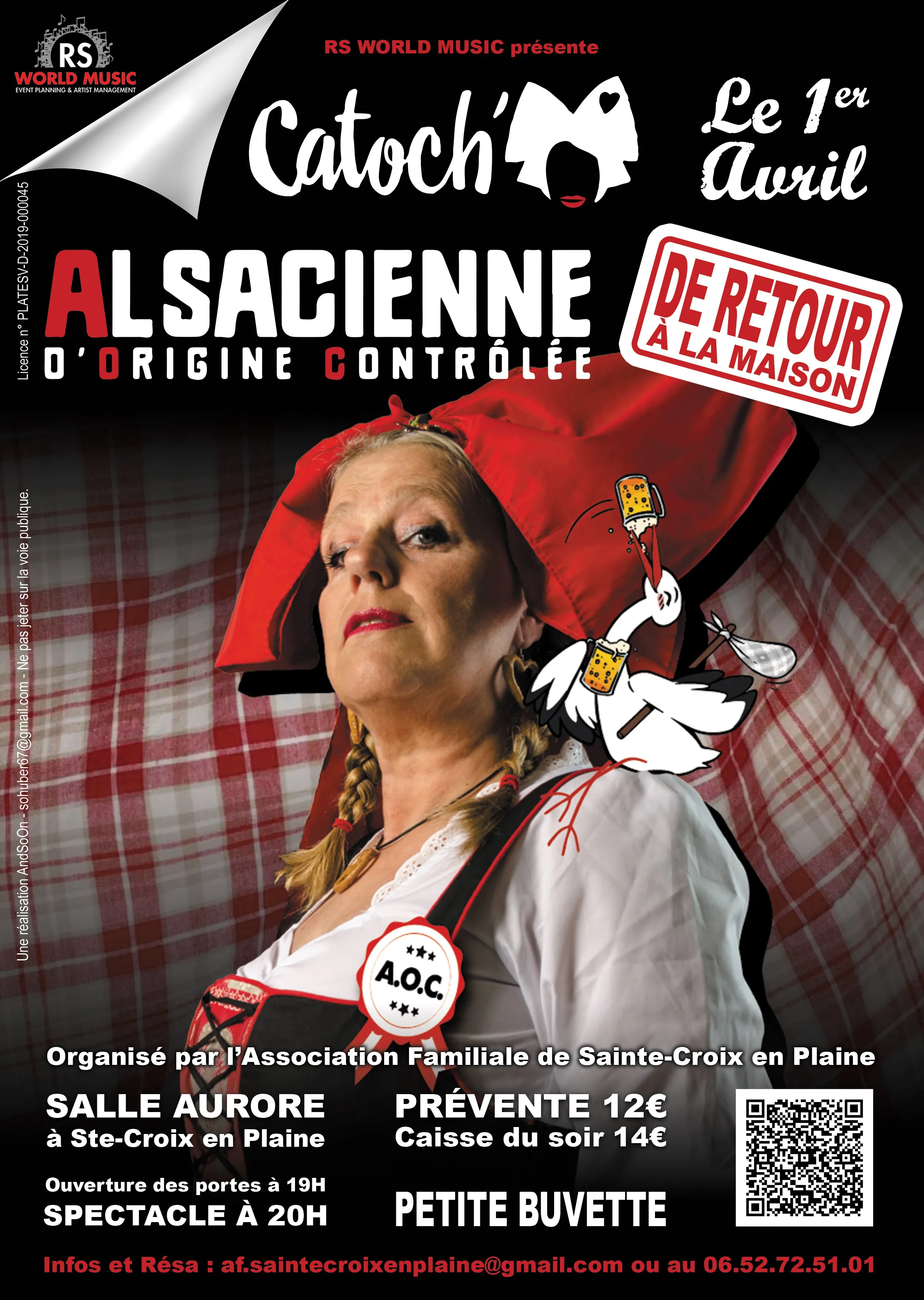 Catoch' Alsacienne d'Origine Contrôlée de retour à la maison