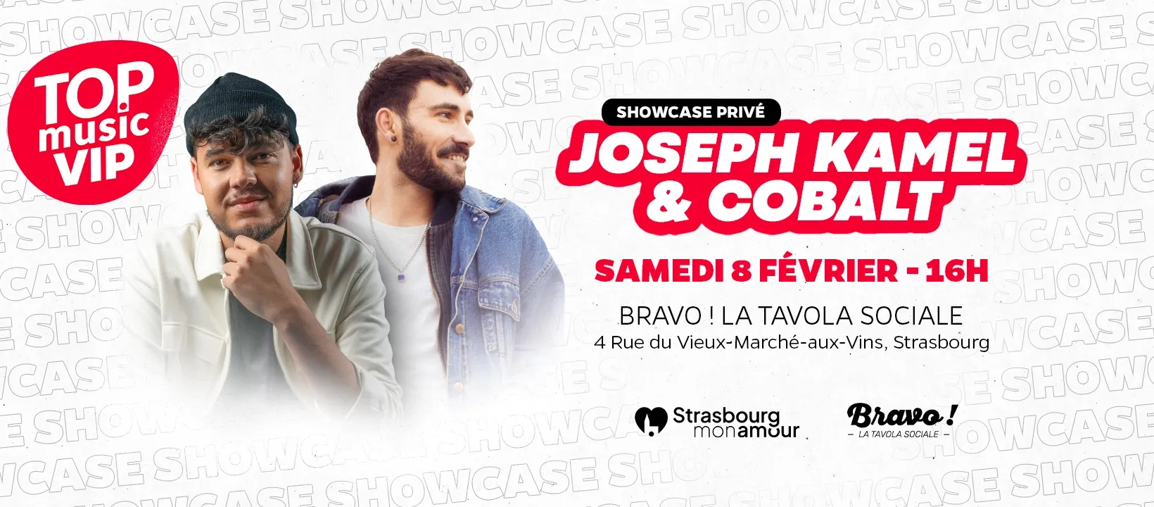 Toute l'actu Top Music - Joseph Kamel et Cobalt en Top Music VIP