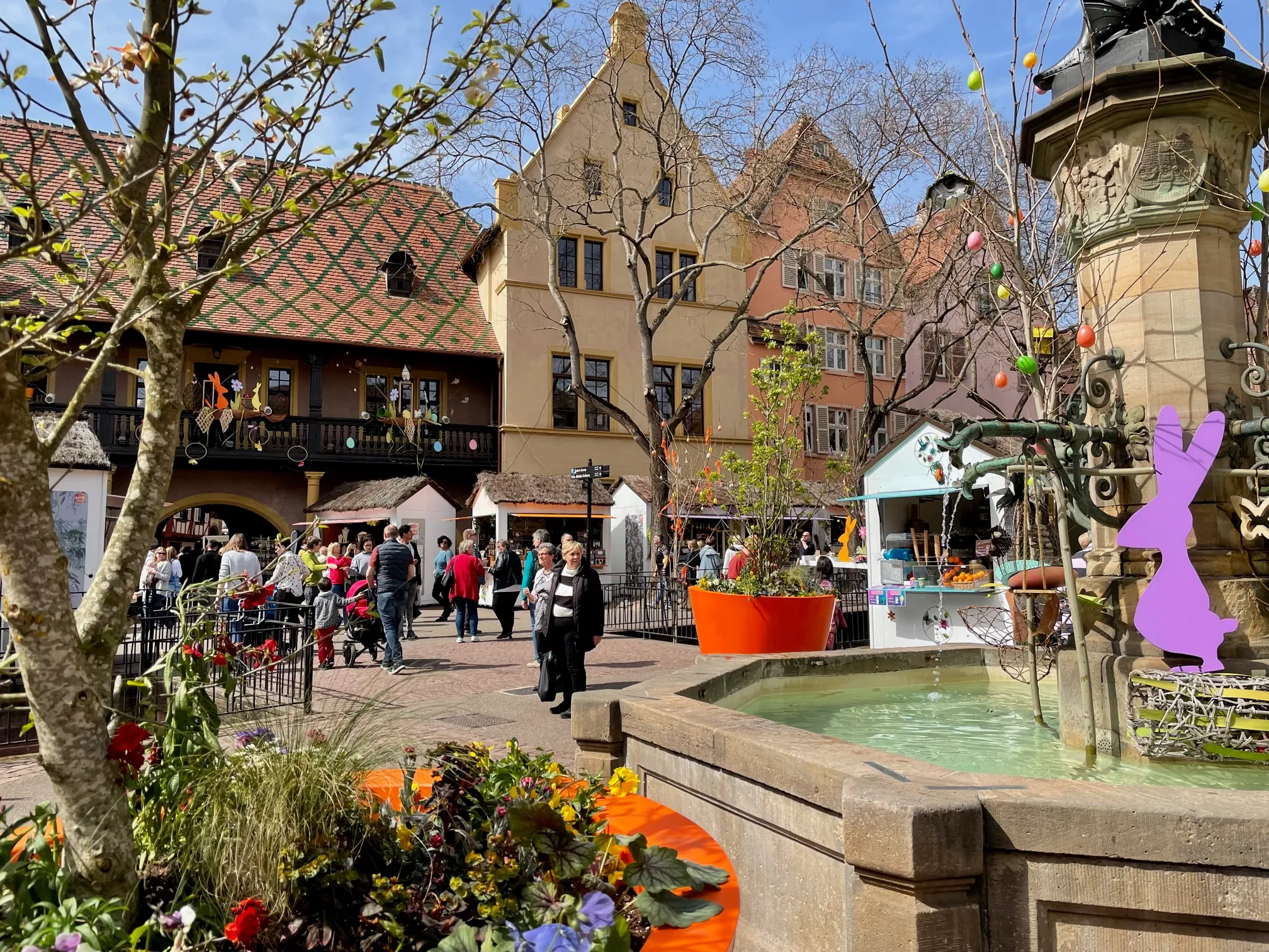 Le crush du jour : balade au marché de printemps de Colmar