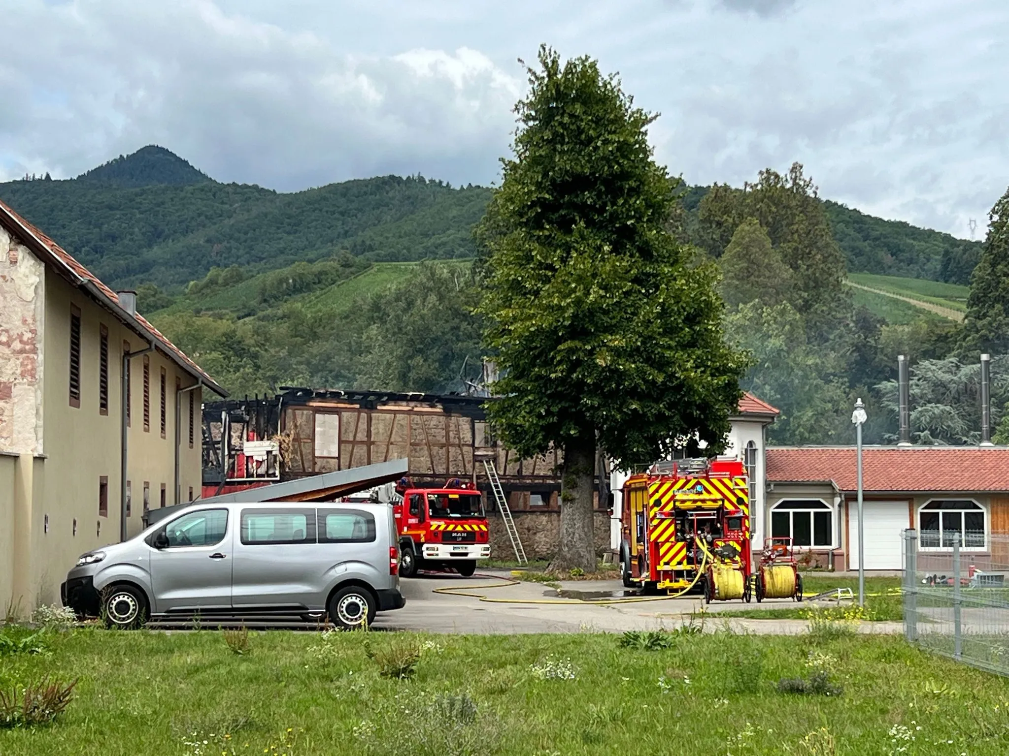 Incendie dans un gîte à Wintzenheim