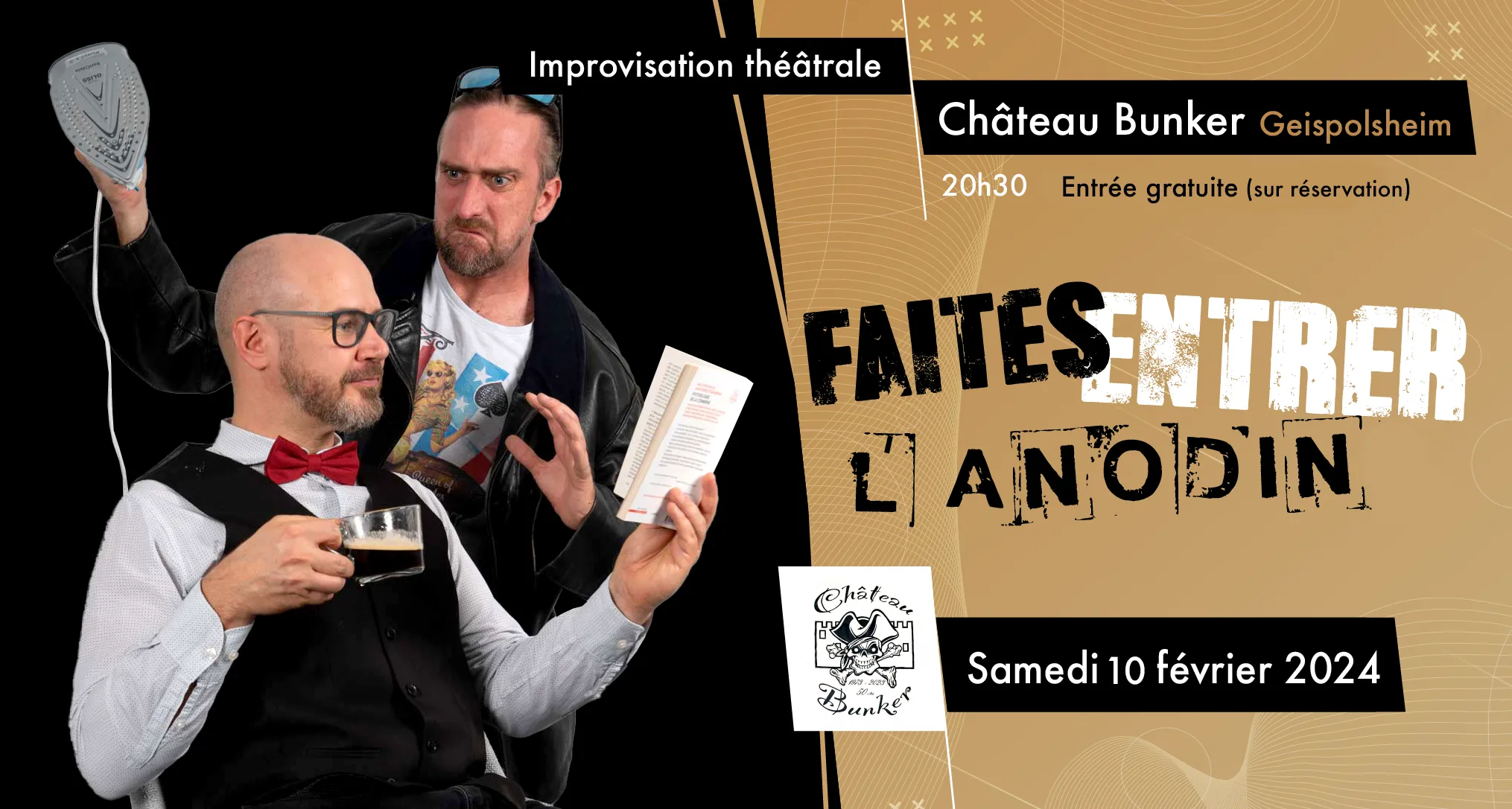 Faites entrer l'Anodin au Château bunker de Geispolsheim