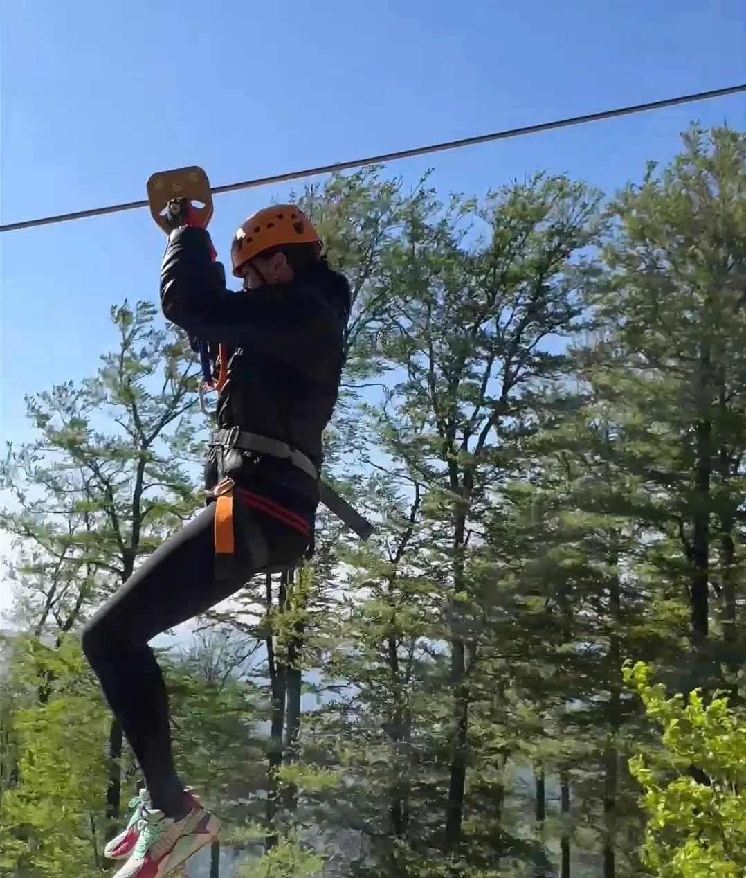 Le Verti'Câble : sensations fortes à Breitenbach pour Estelle