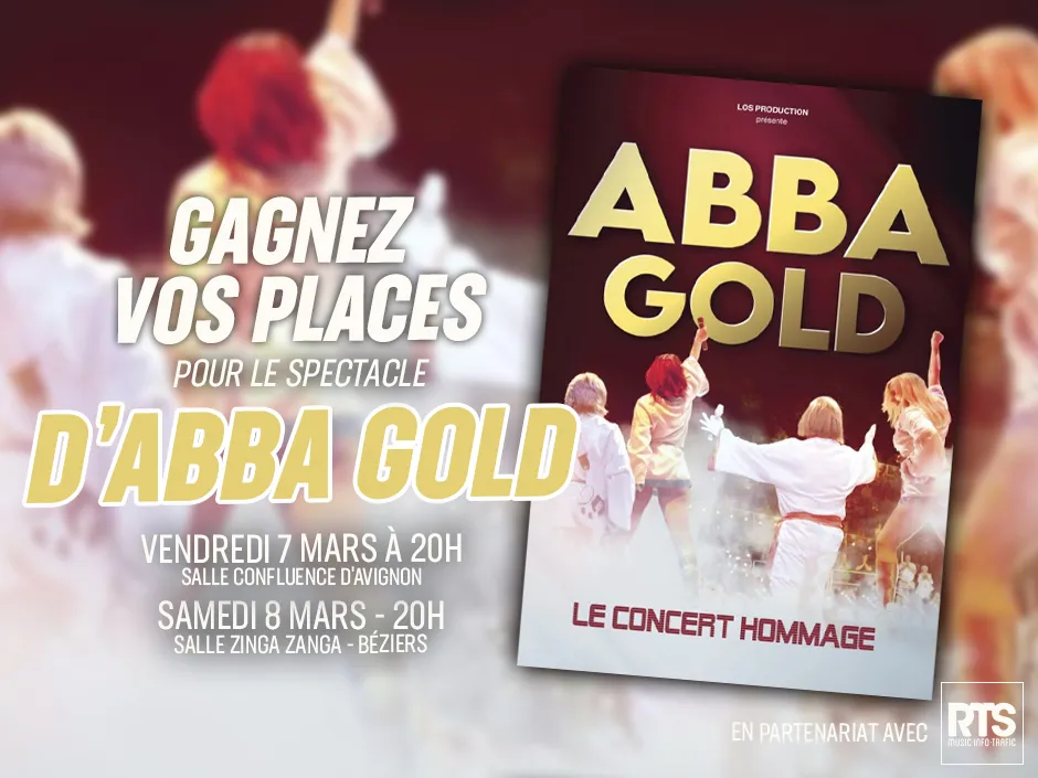 Gagnez des invitations pour le spectacle Abba Gold - RTS