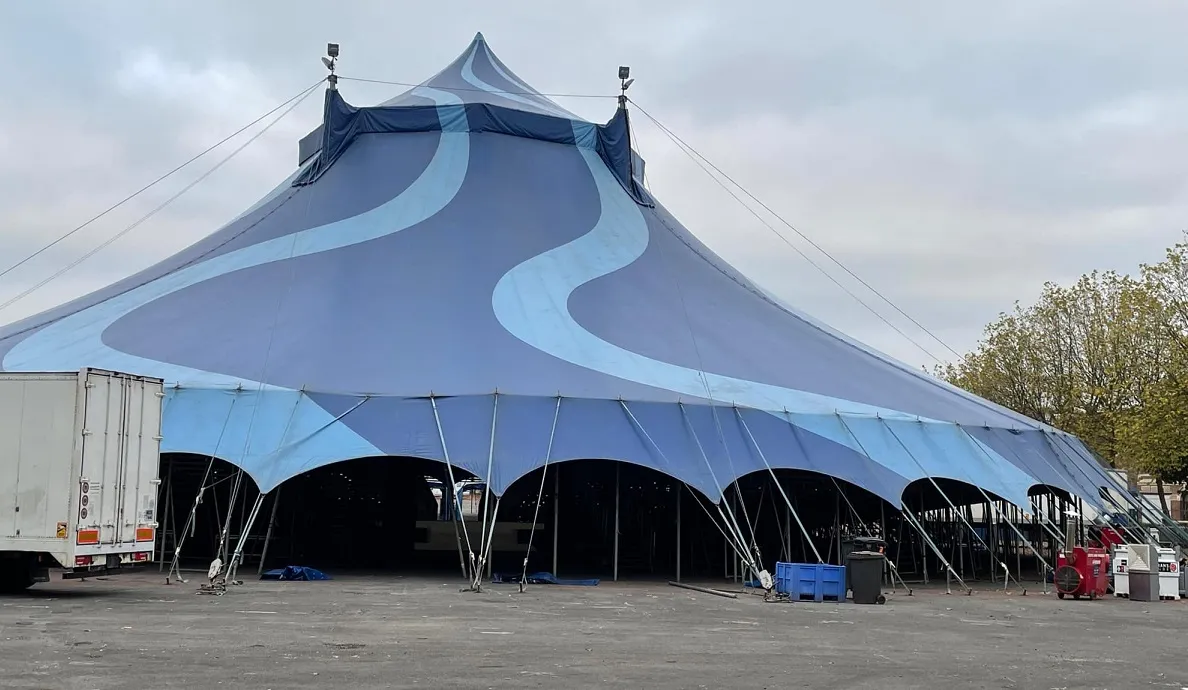 Fourmies : l'un des plus grands chapiteaux d’Europe installé sur la ...