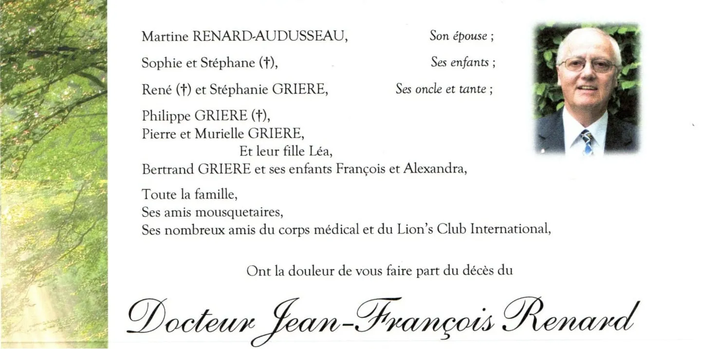 Fourmies : le décès du Docteur Jean-François Renard