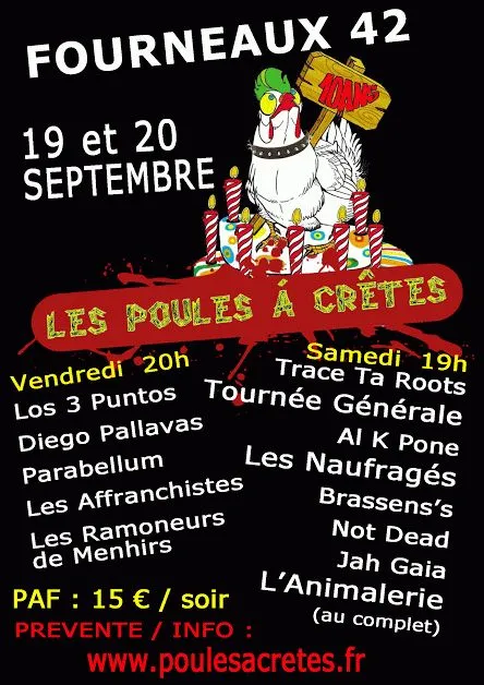 Festival "Les Poules à Crêtes" à Fourneaux I ACTIV AGENDA
