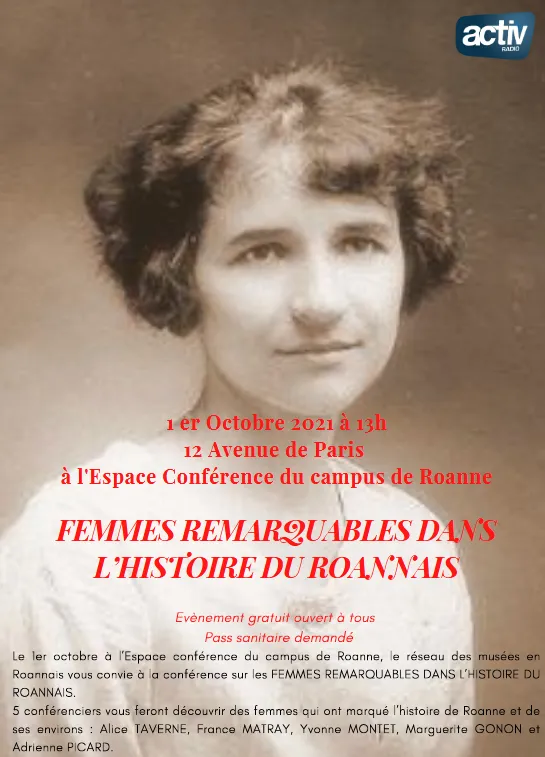 Conférence "Les femmes remarquables dans l'histoire du Roannais" à ...