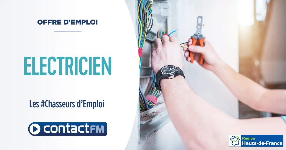 L'actualité régionale - Radio Contact - Offre d'emploi : Electricien